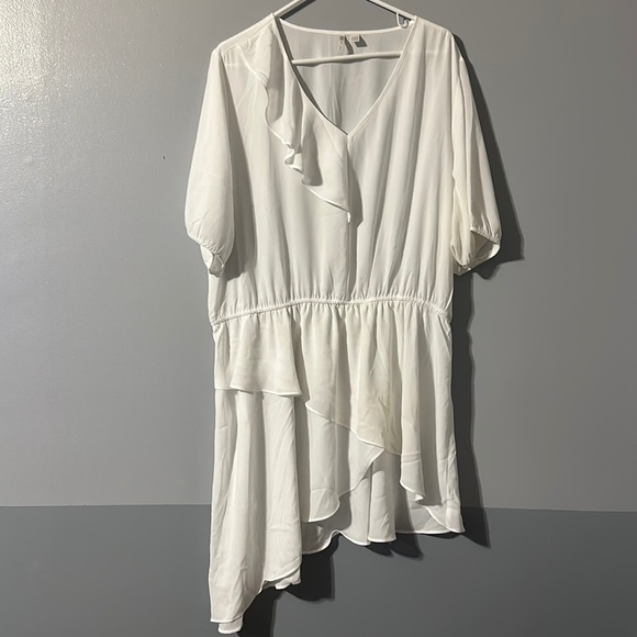 Cato | Tops | Cato 82w White Sheer Top | Poshmark